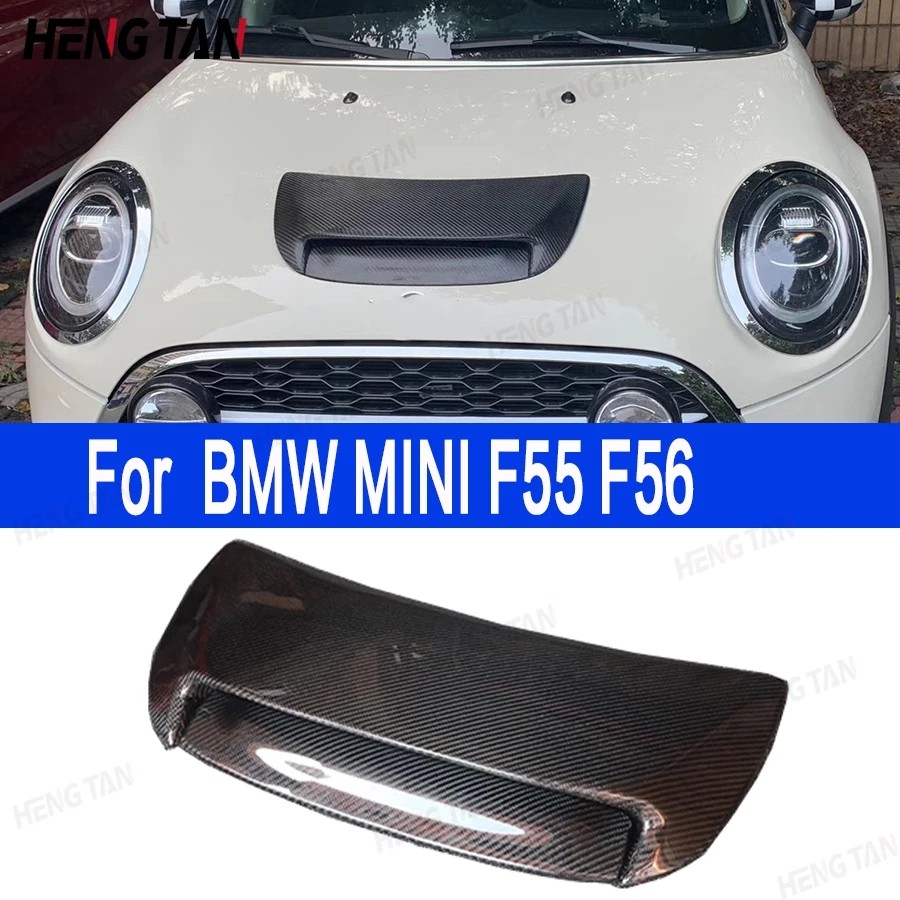 For BMW mini F55 F56 JCW modified style Carbon Fiber Hood Vent Hood ...