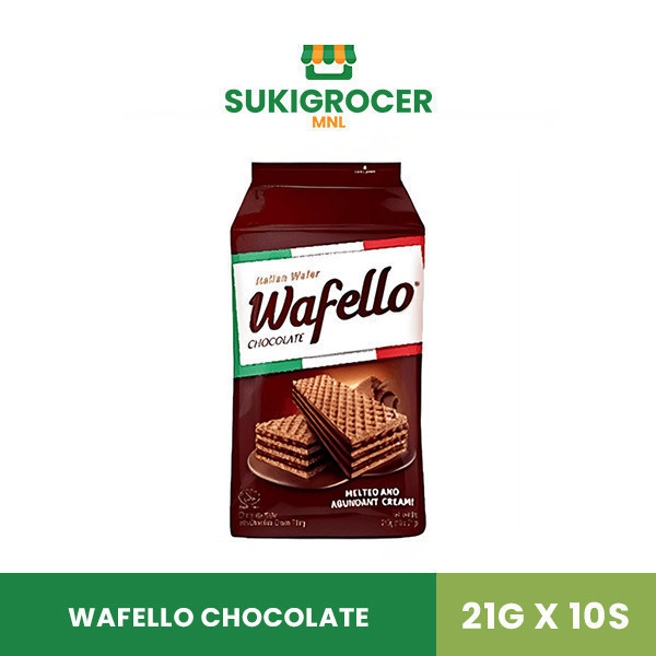 Wafello Chocolate 21G x 10s | Shopee Philippines