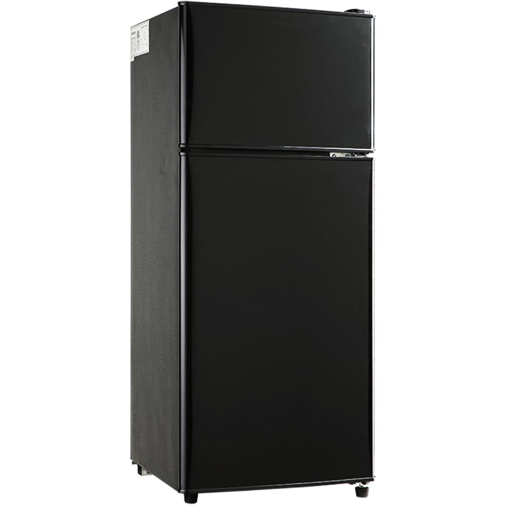 ♦Compact Refrigerator Double Door Mini Fridge with Freezer, 3.5 CU FT ...