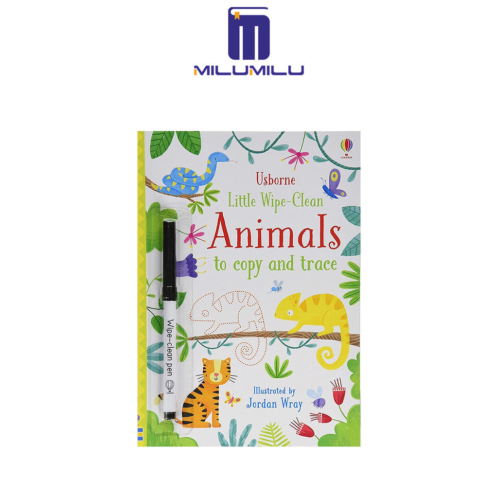 Usborne Original Children Popular Books Little Wipe clean Animals To ...