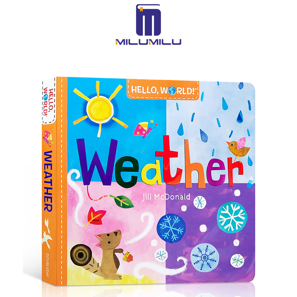 milumilu Hello World Weather Childrens Board Book | Shopee Philippines