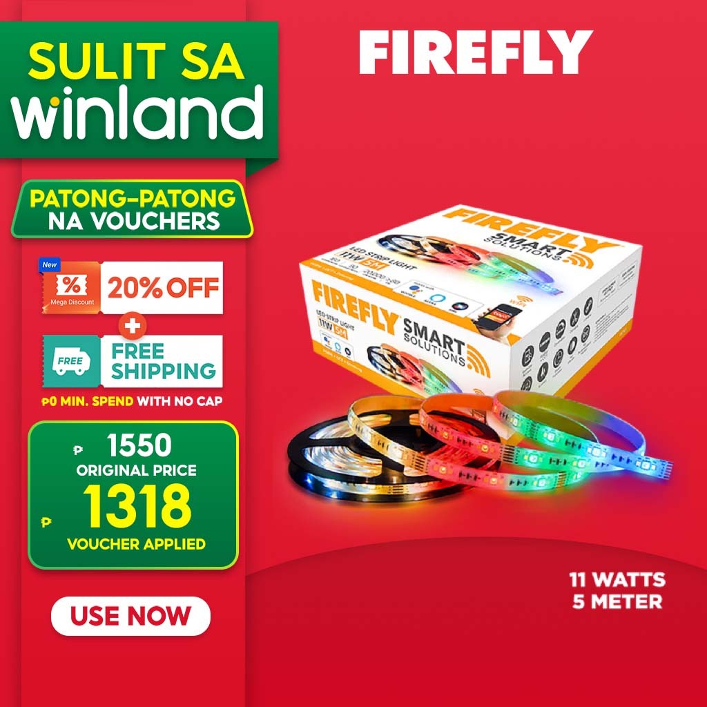 Firefly by Winland Smart Solutions LED Strip Light 11W 5m FST101 ...