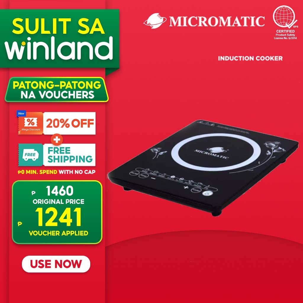 Micromatic by Winland Induction Cooker with 8 Multiple Cooking Functions MIC-21 | Shopee Philippines