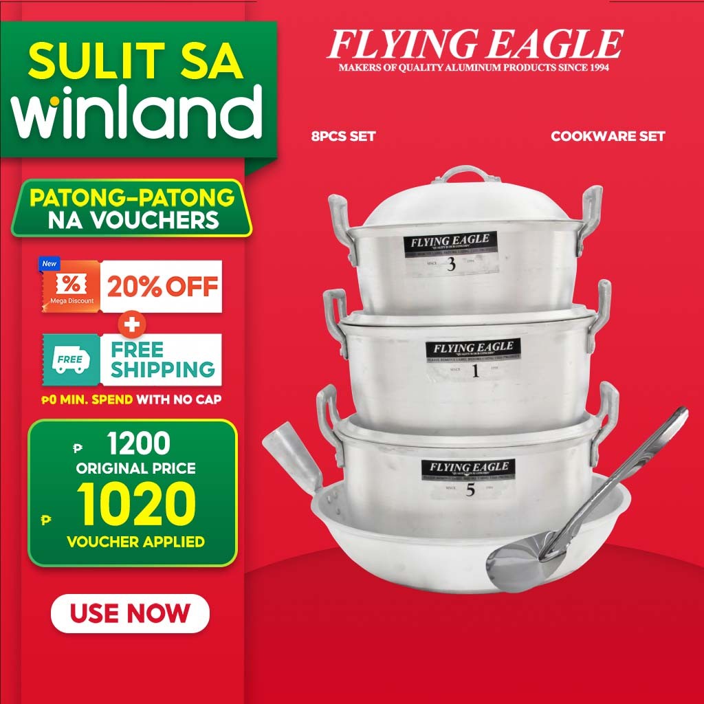 Flying Eagle by Winland by Winland Heavy Duty Kaldero Cookware Set 7 ...