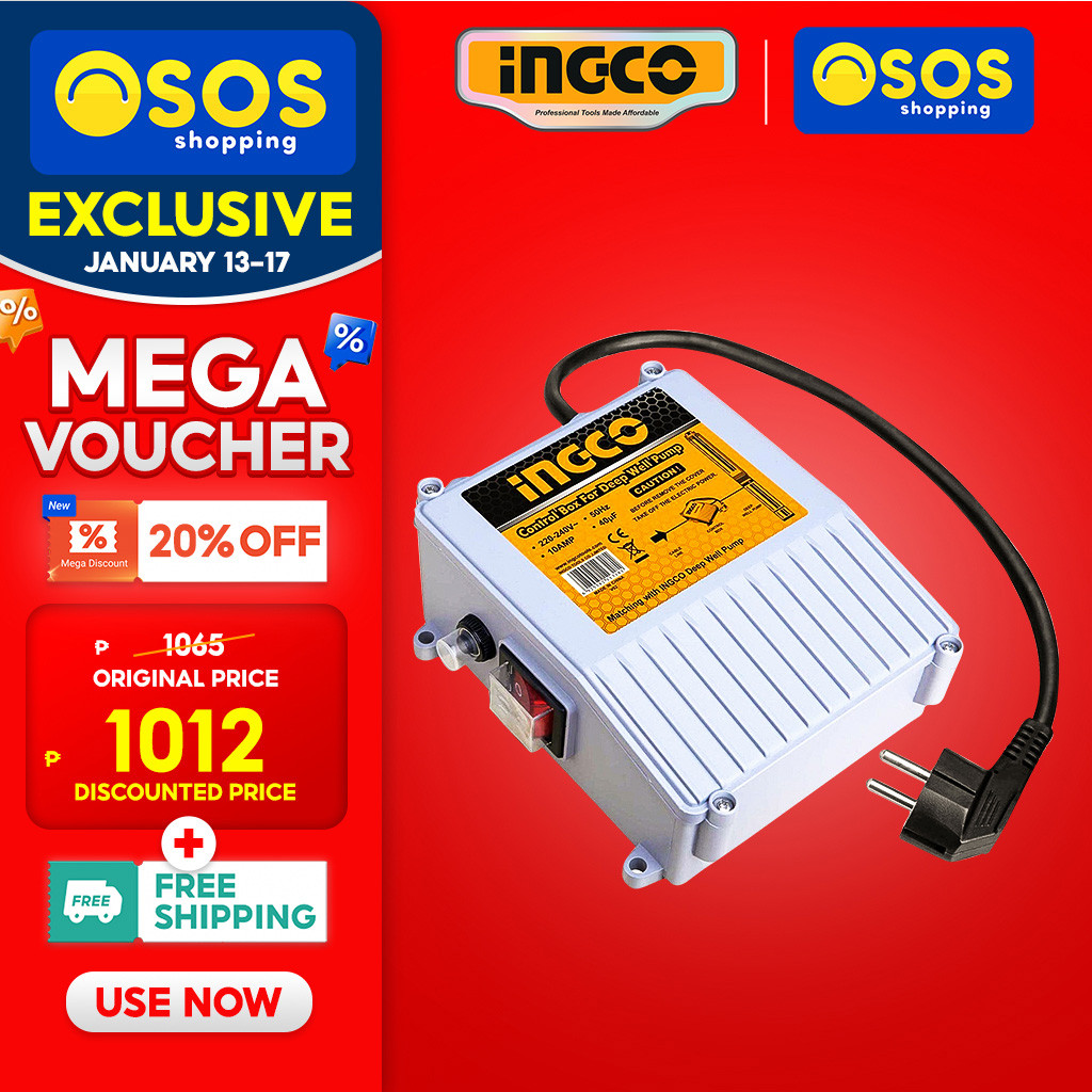 Ingco Original Control Box Suitable for Deep Well Pump DWP15001-5-SB ...