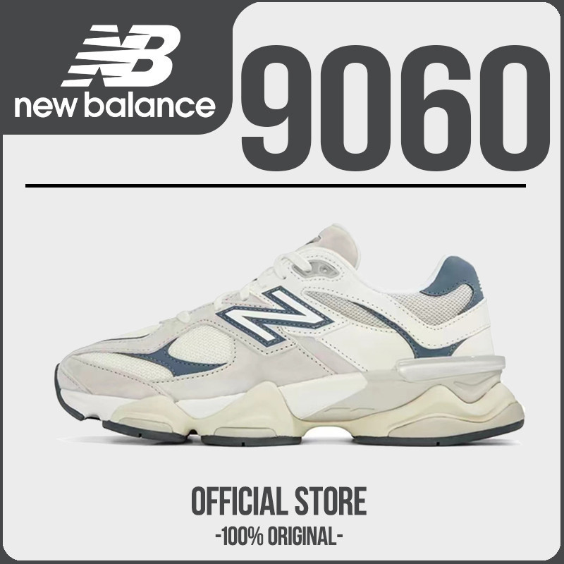 New Balance 9060 high top beige sports running shoes U9060EEB | Shopee ...