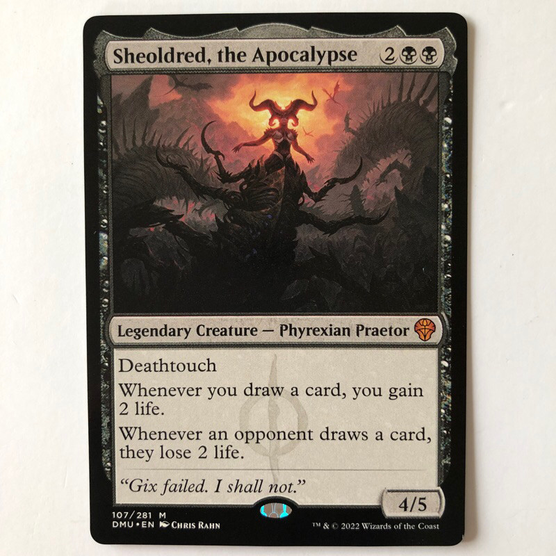 Playtest Card - Sheoldred, the Apocalypse (DMU) | Shopee Philippines