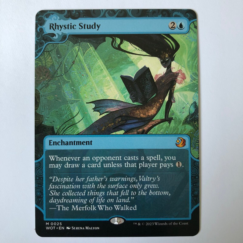 Playtest Card - Rhystic Study (WOT) | Shopee Philippines