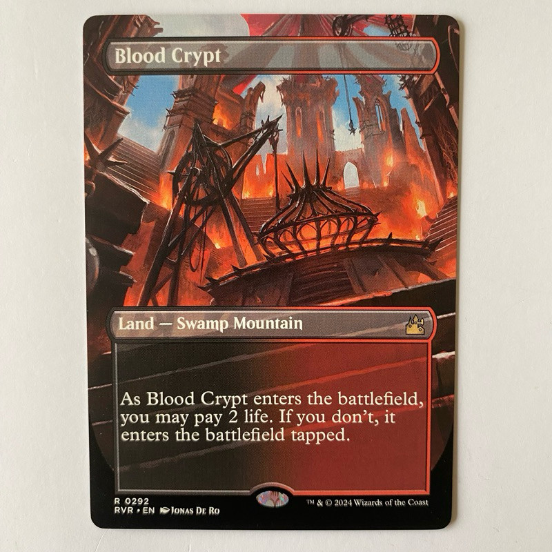 Playtest Card - Blood Crypt (RVR) Borderless | Shopee Philippines