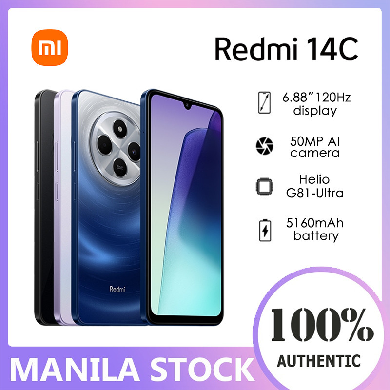 Redmi 14C 4+128GB/8+256GB Global Verson 1 year warranty MediaTek Helio ...