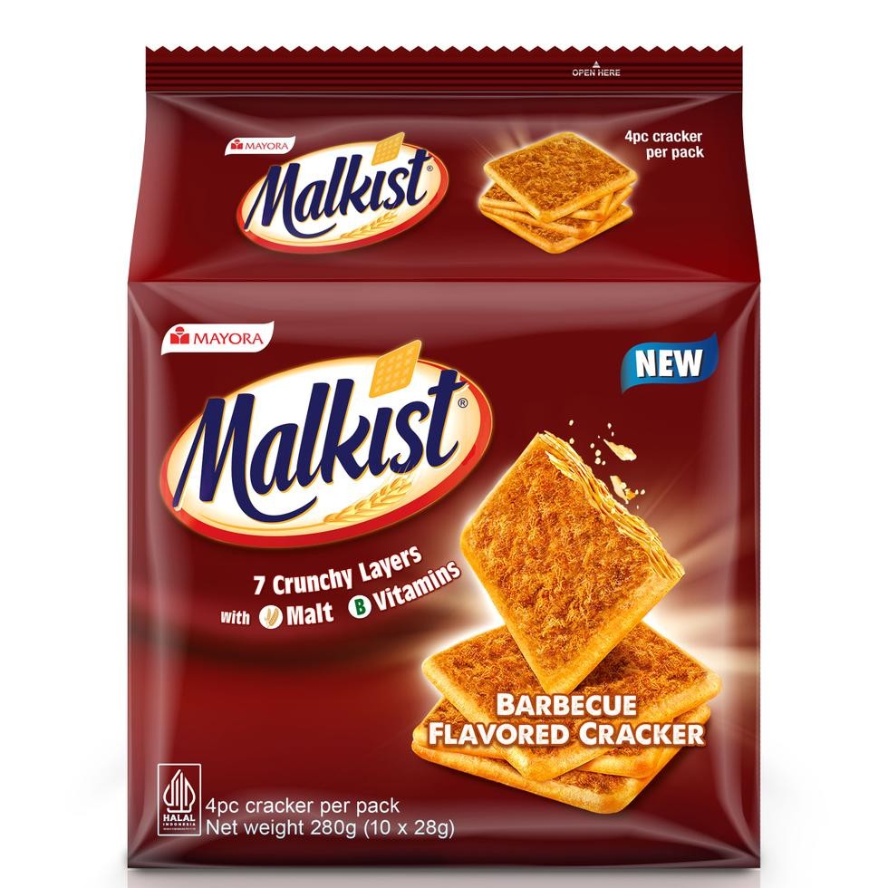 Malkist Cracker Barbecue Flavor Barbecue Flavor 28gx10s | Shopee ...