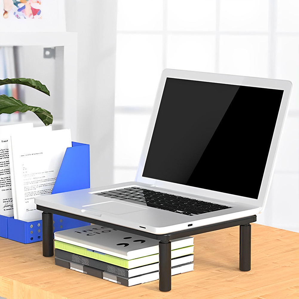 ♛Monitor Stand with Airflow Vents Desk Monitor Organizer 3 Height ...