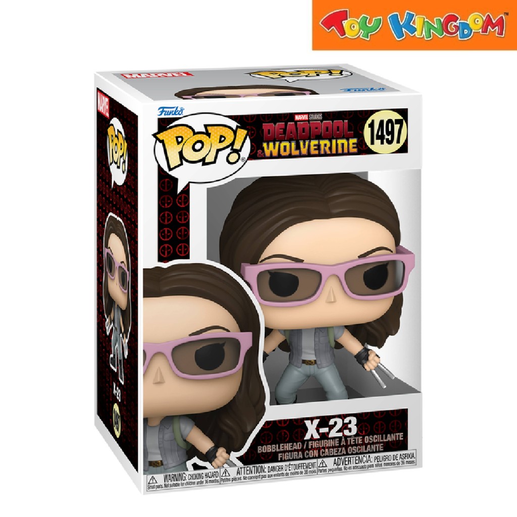 Funko Pop! Marvel Deadpool & Wolverine X 23 Bobblehead Figure | Shopee ...