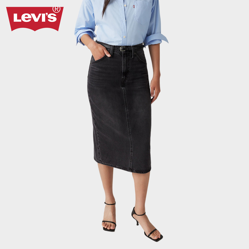 Levi's® Women's High-Rise Slit Skirt 001VH-0004 | Shopee Philippines