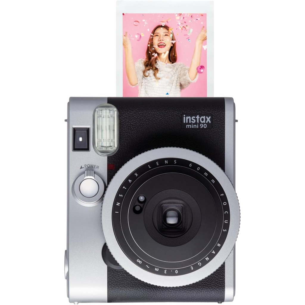 Fujifilm Instax Mini 90 Cheki Instant Camera - Neo Classic, blk ...