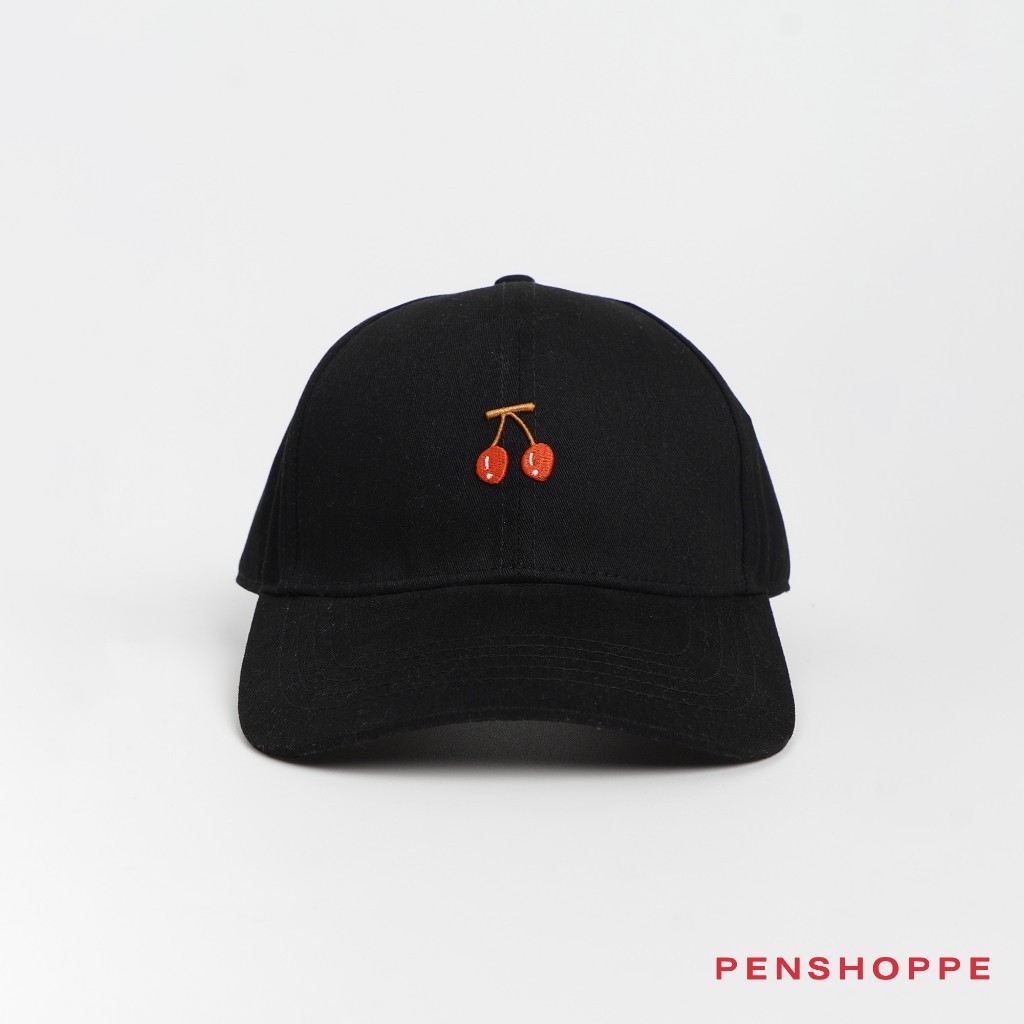 Penshoppe Varsity Cap With Embossed Embroidery For Women (Black ...