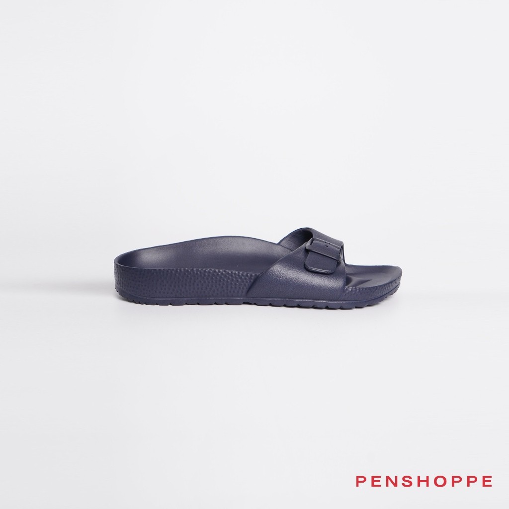 Penshoppe One Band Slides Slippers With Buckle For Women (Navy Blue ...
