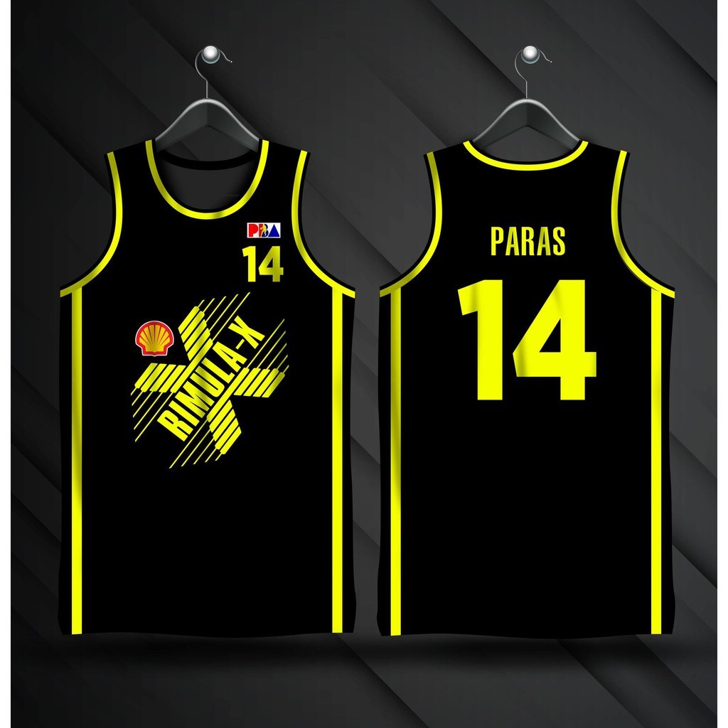 PBA Retro Jersey Shell Rimula-X Benjie Paras 14 Customize Full ...