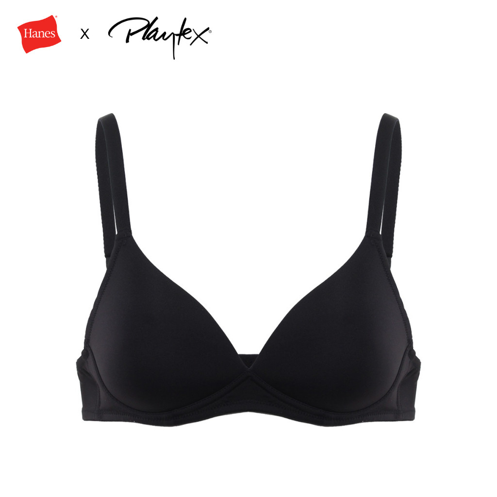 Playtex Black Non-Wire Microfiber Bra Singles PTN4702 | Shopee Philippines