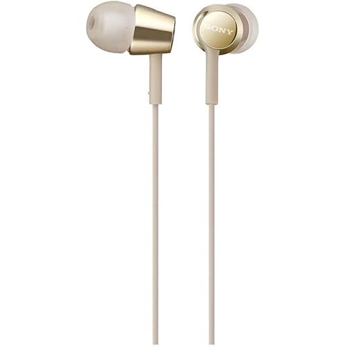 Sony Wired Earphone MDR-EX155 : Canal Type Gold N | Shopee Philippines