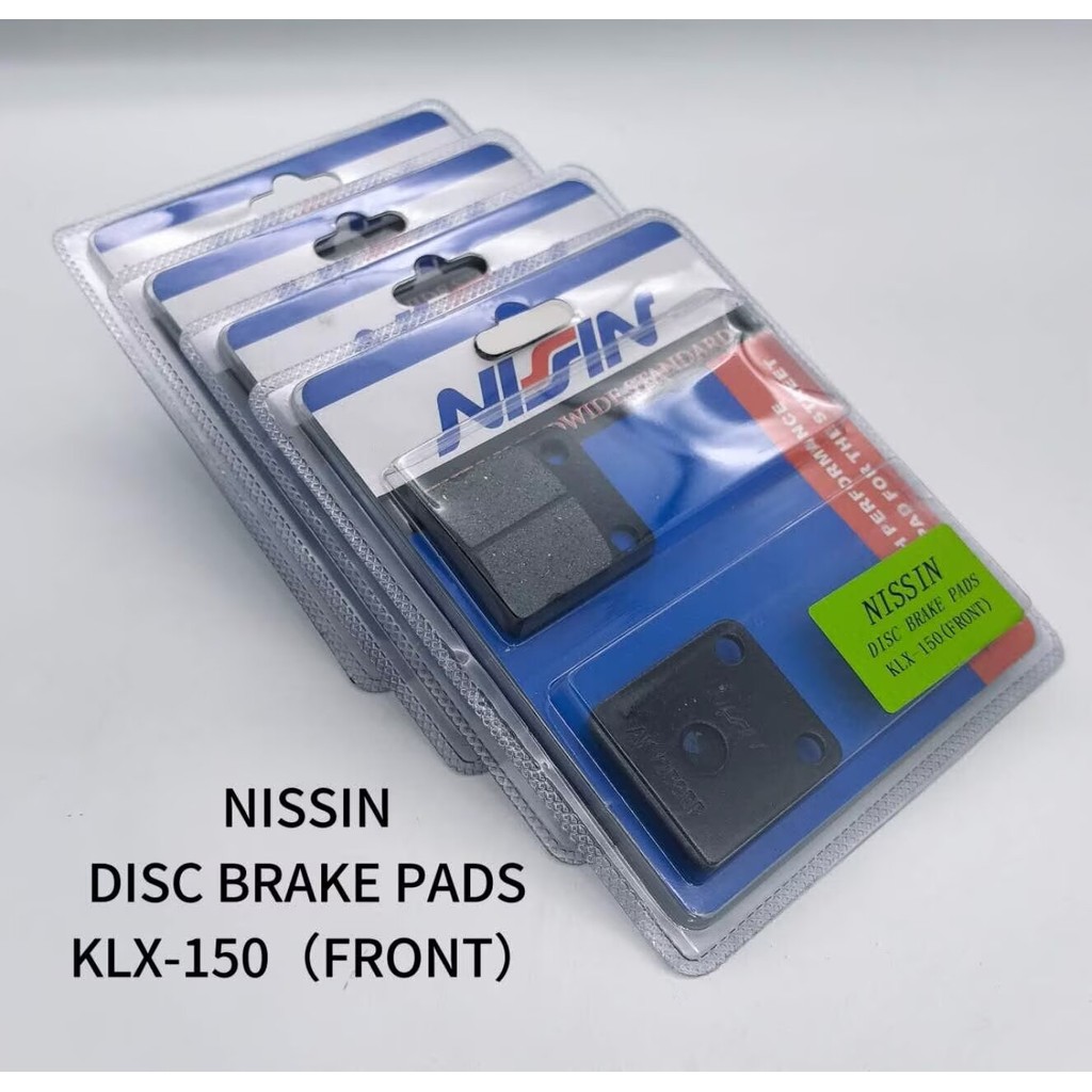 nissin brake pad motorcycle KLX-150(FRONT) | Shopee Philippines