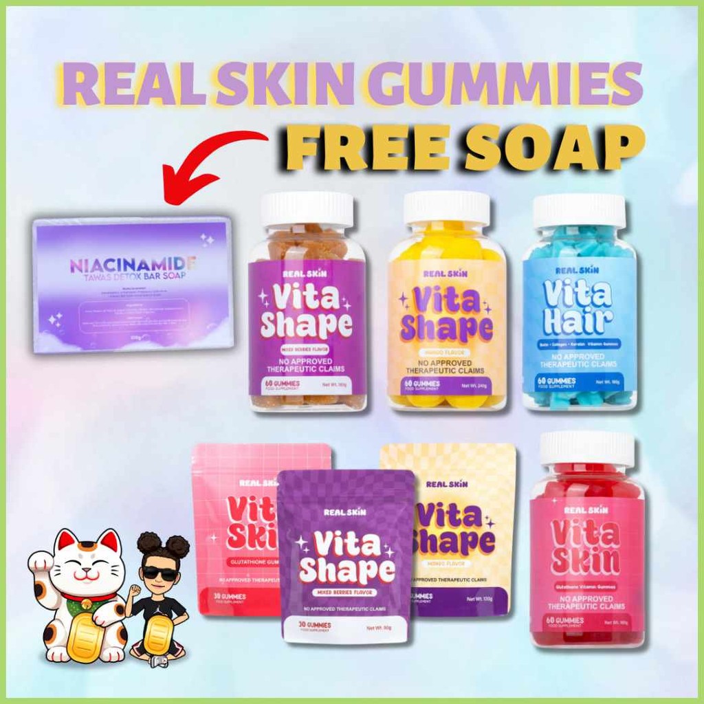 Real-l:Skin;Qs!Vita,l[Shape,n[,,F[Skin,BU[,,HY[Hair,of[& Fit Gummies ...