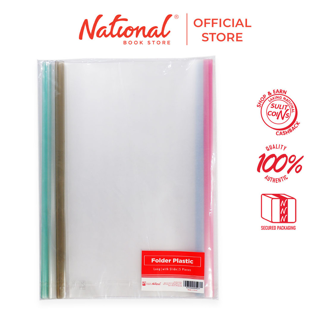 Best Buy Folder Plastic ZS-Q310BL Long 5S With Slide Smokey (color may ...