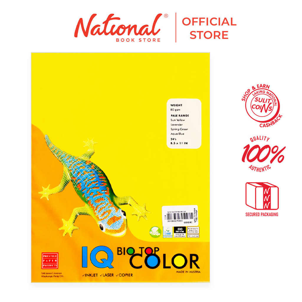 Biotop 'Fine Paper Short Mixed Lite Range 24S 80GSM (color may vary ...