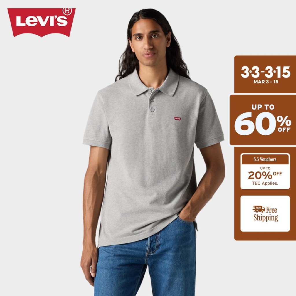 Levi's® Men's Housemark Polo Shirt 35883-0268 | Shopee Philippines