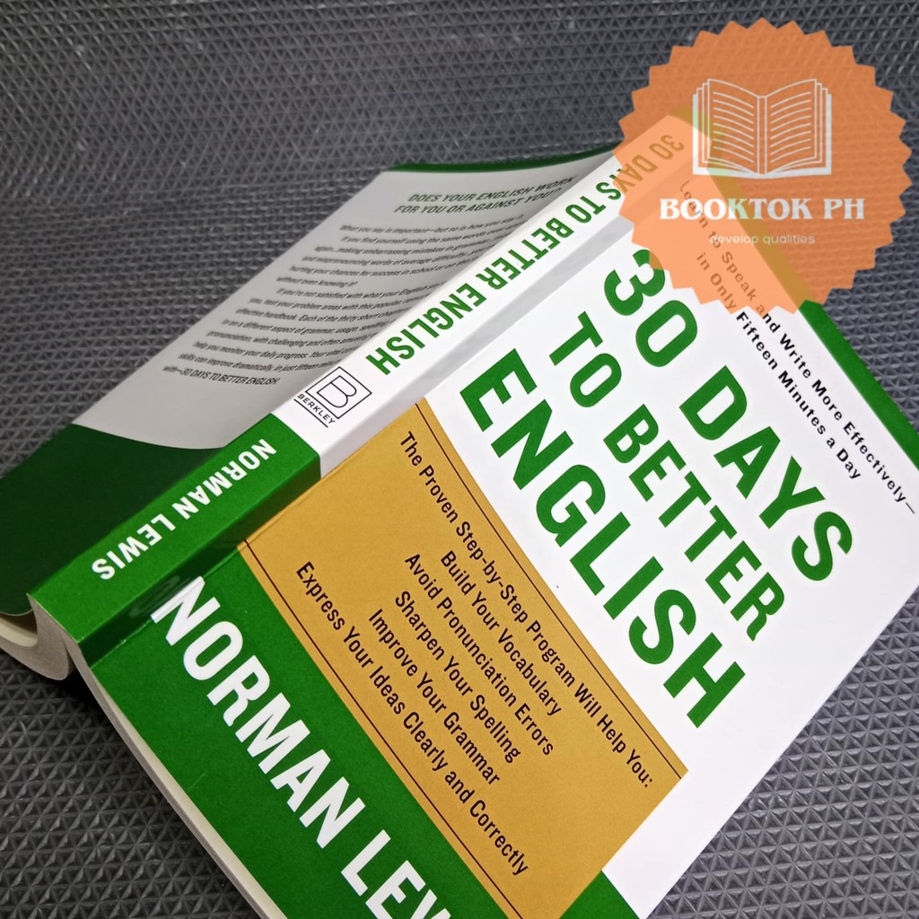 30 Days to Better English: The Proven Step-by-Step Program by Norman ...