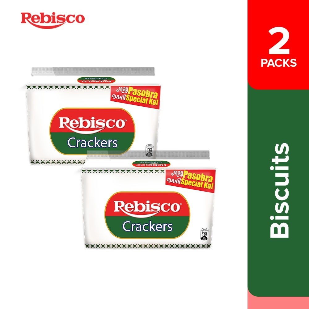 Rebisco Crackers Plain 33g x 10pcs (Set of 2) | Shopee Philippines