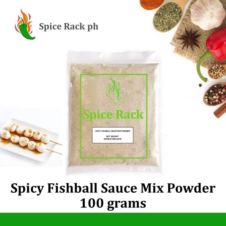 Spicerackph Spicy Fishball Sauce Mix Powder 100 grams | Shopee Philippines