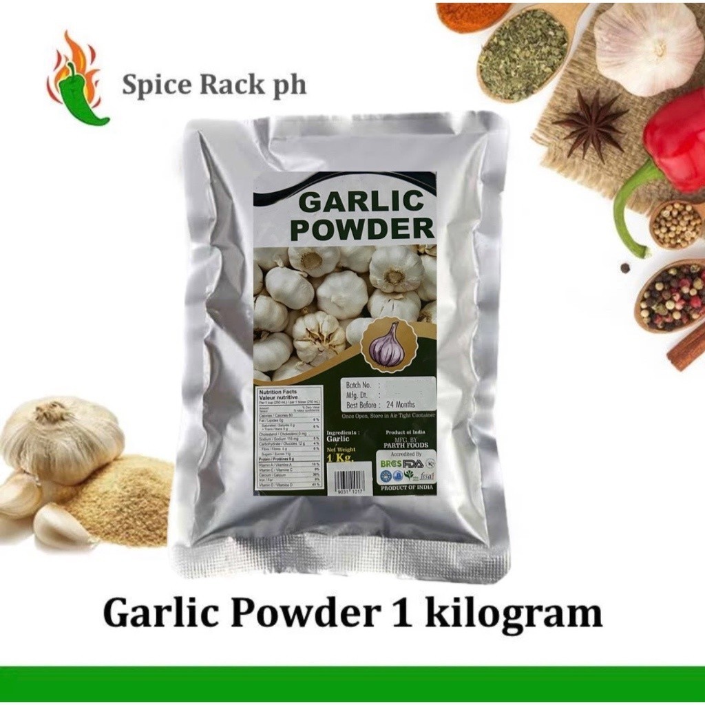 Spicerackph Garlic Powder Foil 1 kilogram | Shopee Philippines