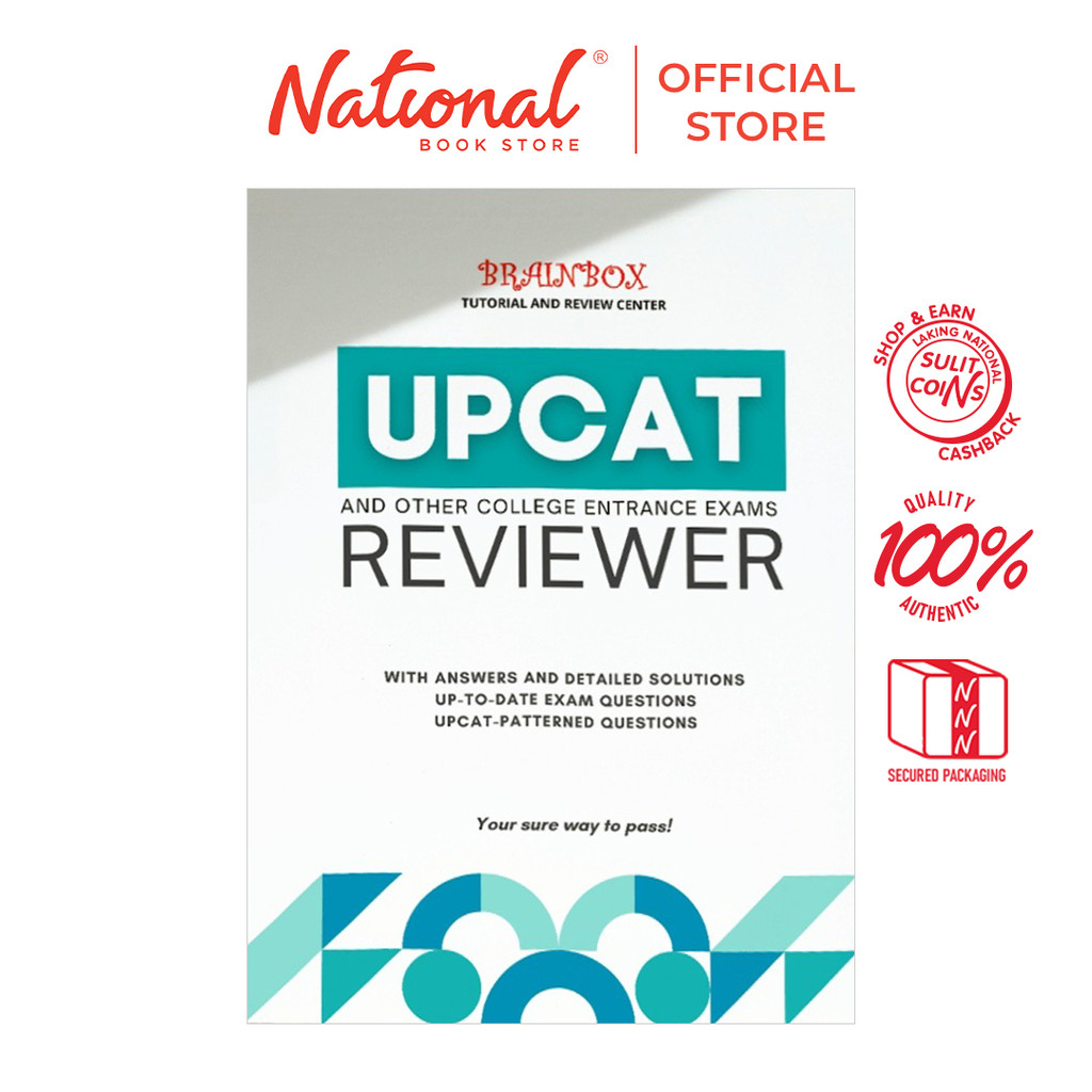 Brainbox UPCAT Reviewer by Ma. Faye M. Colas - Trade Paperback ...