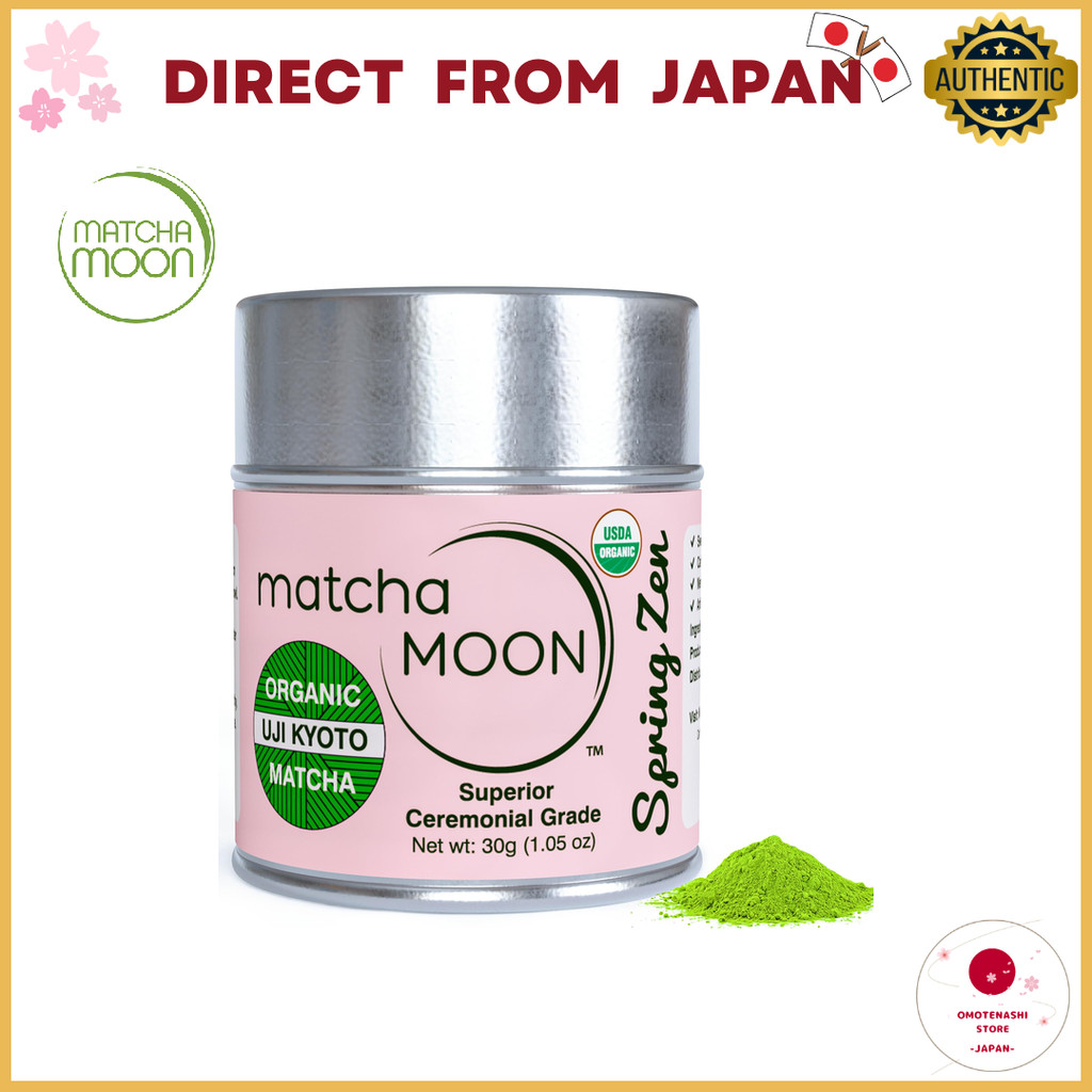 Direct From JapanMatcha Moon Kyoto Uji Matcha Organic Ceremonial Grade Japanese Matcha 30g ...