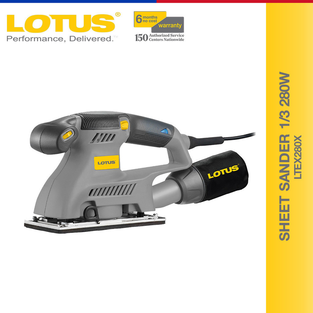 Lotus Sheet Sander 1/3 280W LTEX280X | Shopee Philippines