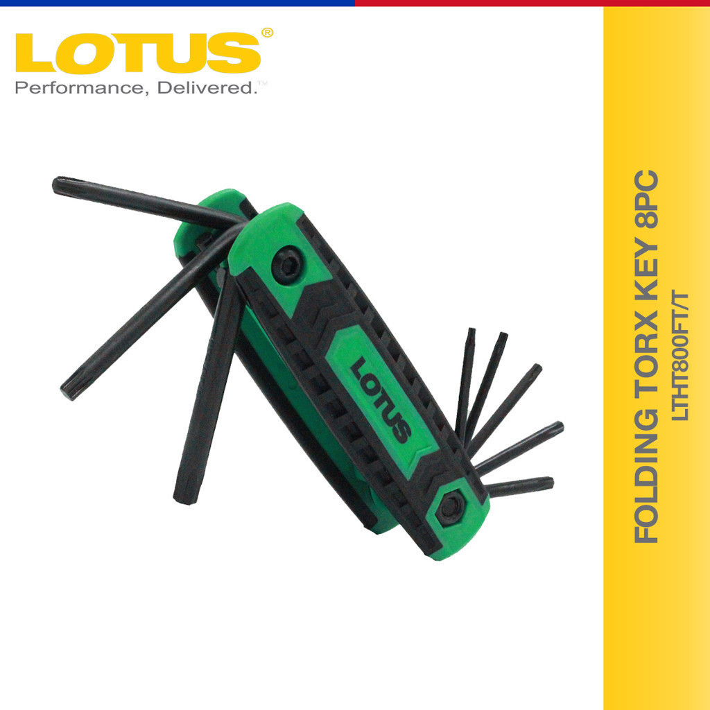 Lotus Folding Torx Key 8PC LTHT800FT/T - Hand Tools | Shopee Philippines