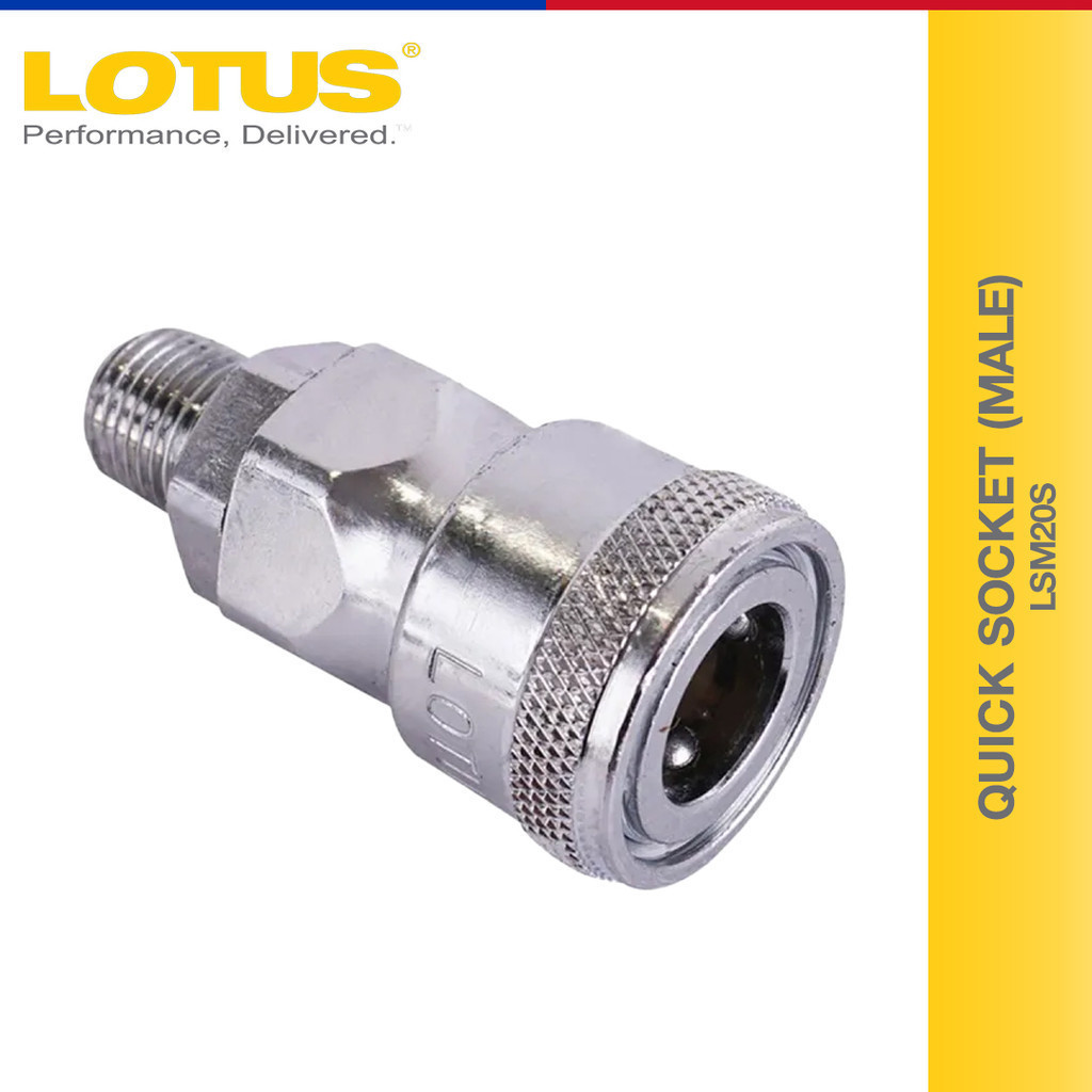 Lotus Quick Socket (Male) LSM20S - Mechanic Tools | Shopee Philippines