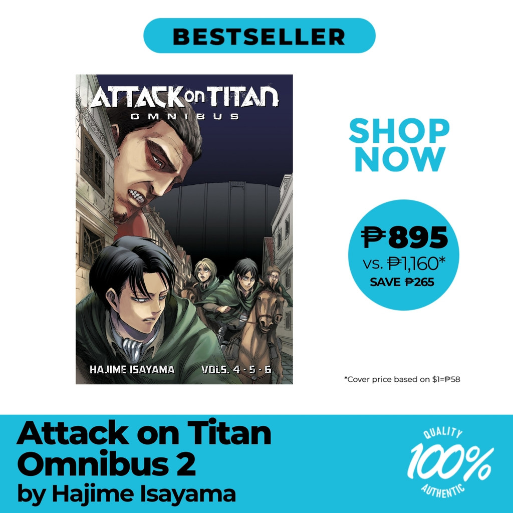 Attack On Titan Omnibus 2 (Vol. 4-6) by Hajime Isayama Trade Paperback | Shopee Philippines