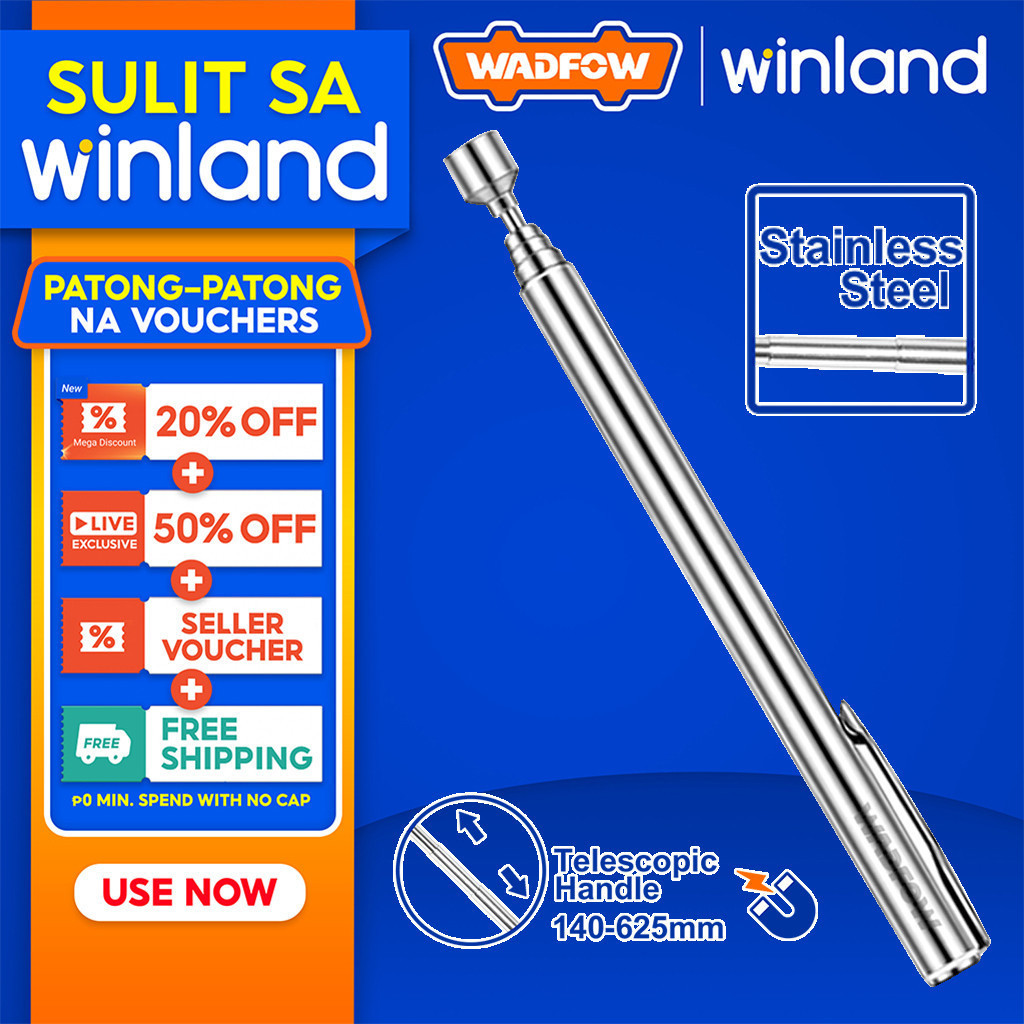 Wadfow by Winland Stainless Steel Magnetic Telescopic Pick up Tool for ...