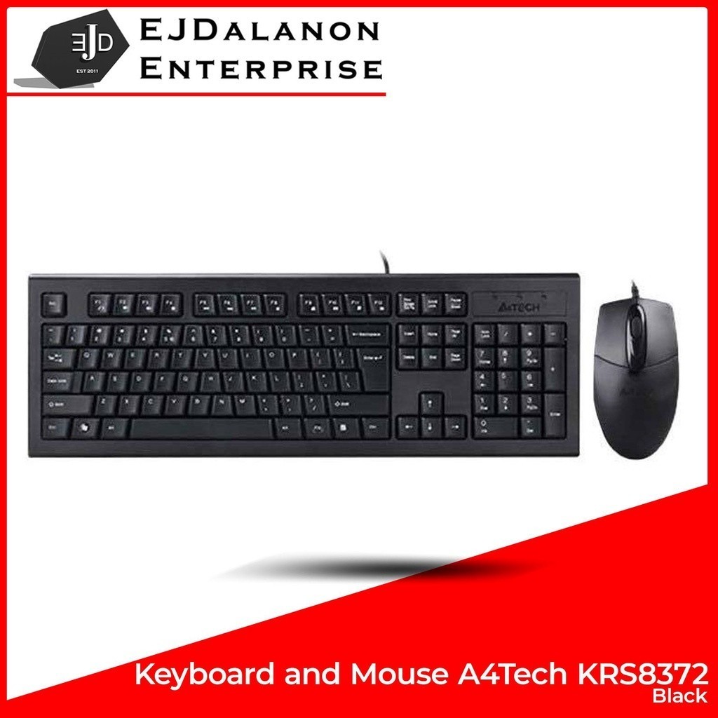 A4Tech Krs-8372 Keyboard And Mouse Computer Parts / Pisonet A4 Tech Key Board | Shopee Philippines