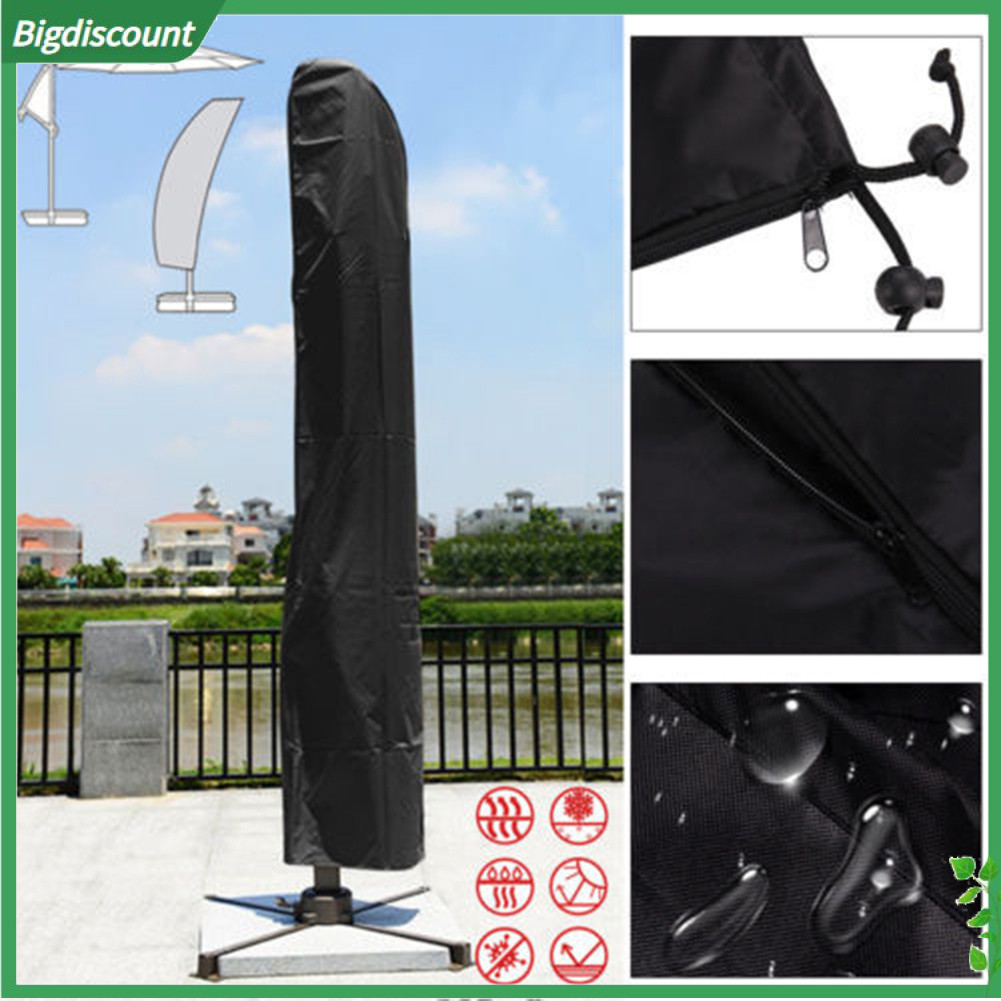 Outdoor Cantilever Garden Patio Balcony Shield Waterproof Parasol ...