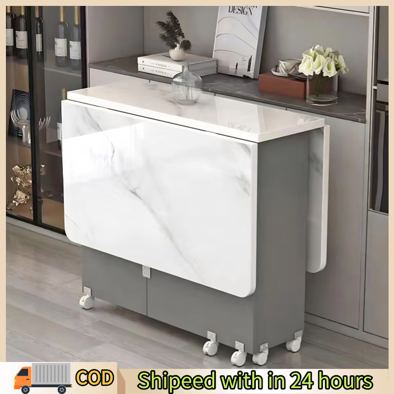 Table Rectangular Multi-functional Mobile Small Household Table Small ...