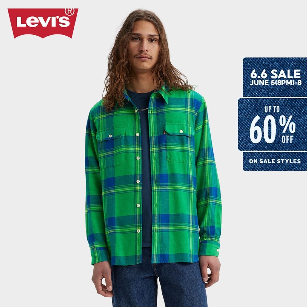 Levi's® Men's Jackson Worker Overshirt 19573-0190 | Shopee Philippines