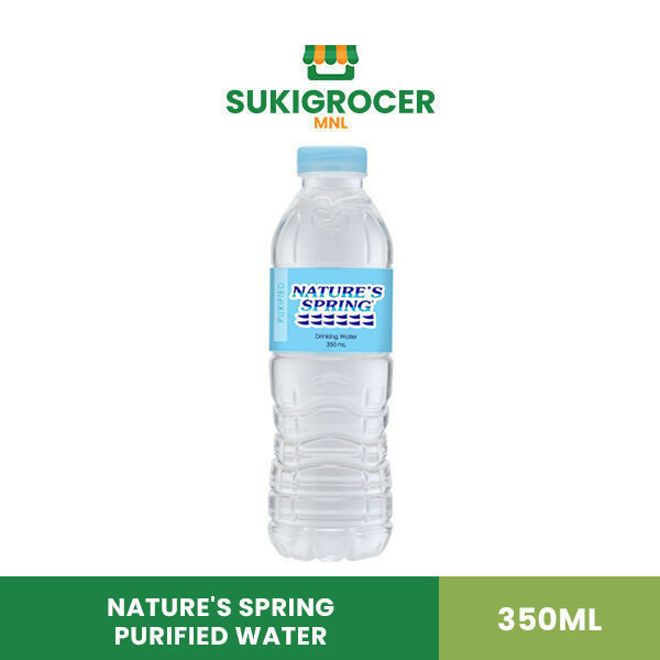 Nature's Spring Purified Water 350ML | Shopee Philippines