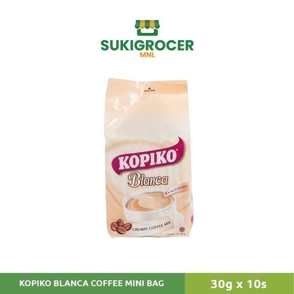 Kopiko Blanca Coffee Mini Bag 30g x 10s | Shopee Philippines