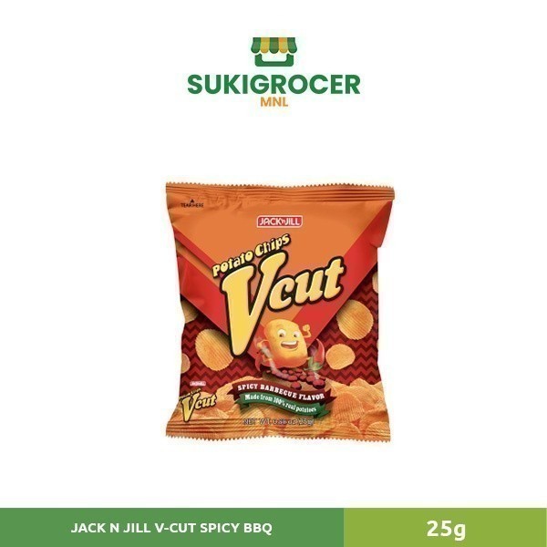 Jack & Jill V-Cut Spicy Bbq Solo Size 25g | Shopee Philippines