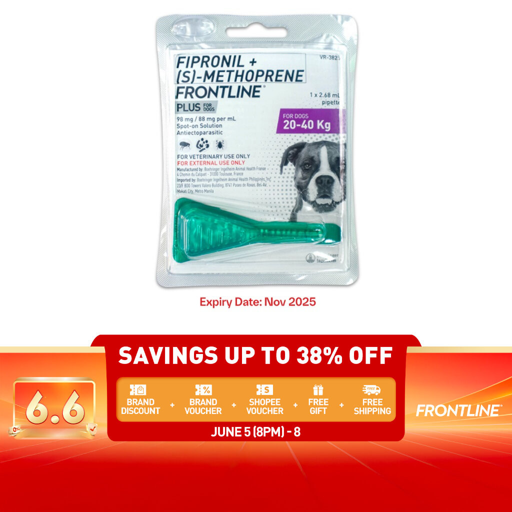 Frontline Plus For Large Dogs Anti Tick And Flea Spot-On Anti Itch ...