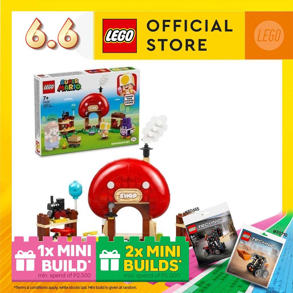 LEGO Super Mario 71429 Nabbit at Toad’s Shop Expansion Set (230 Pieces ...
