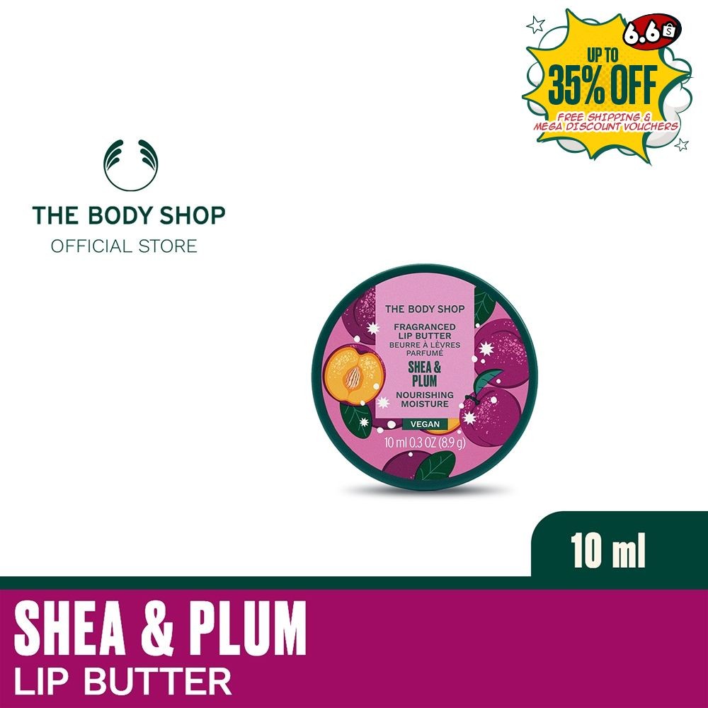 The Body Shop Shea & Plum Lip Butter | Shopee Philippines